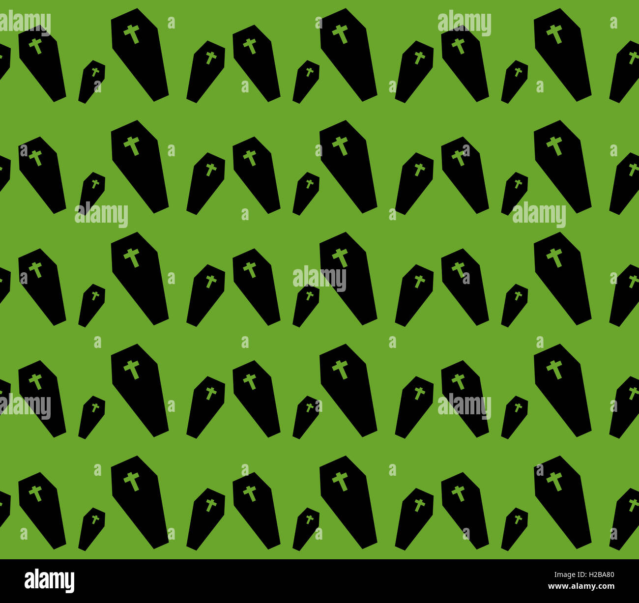 pattern coffin for dead for halloween Stock Photo - Alamy