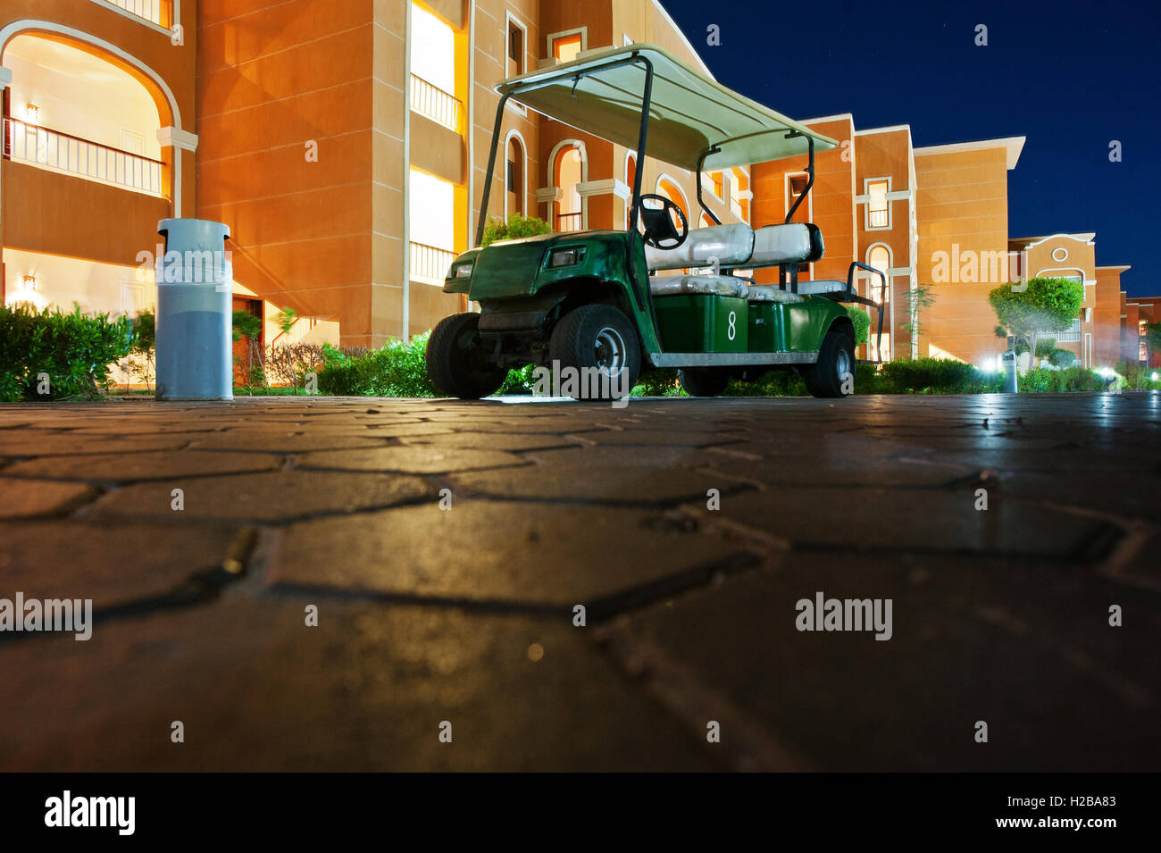 Golf buggy night hi-res stock photography and images - Alamy