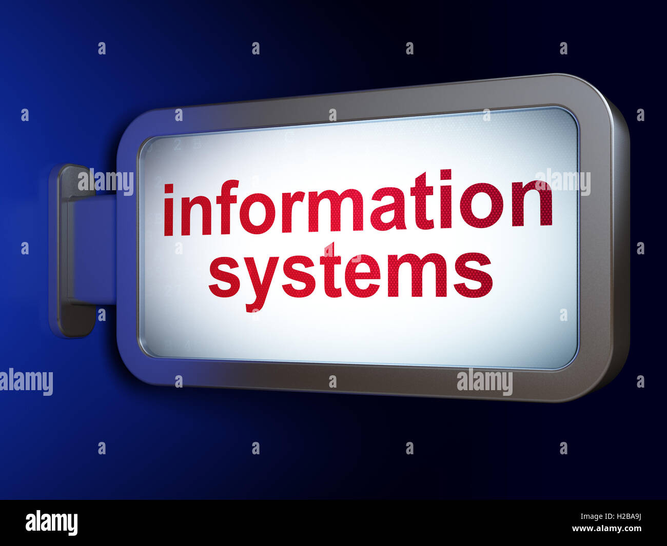 Data concept: Information Systems on billboard background Stock Photo ...