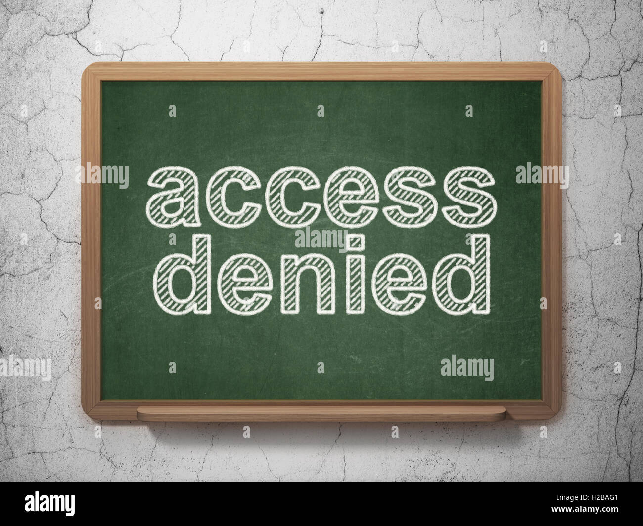 Security concept: Access Denied on chalkboard background Stock Photo ...