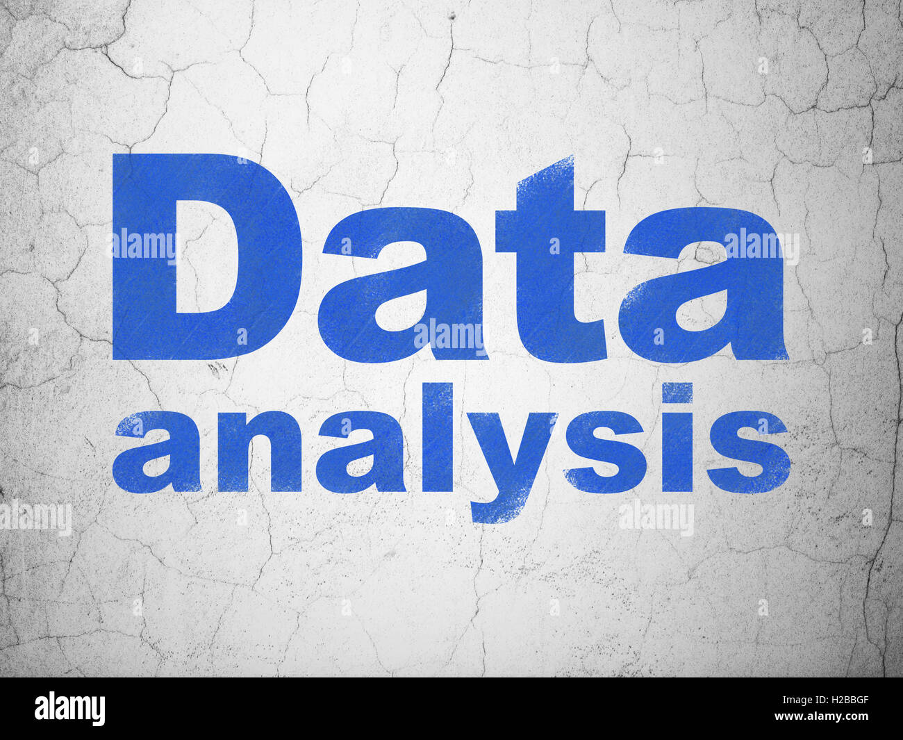 Information concept: Data Analysis on wall background Stock Photo - Alamy