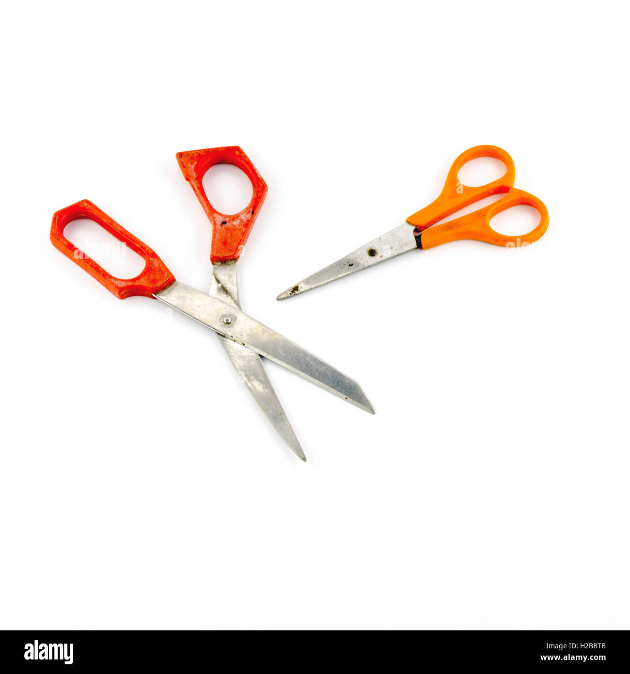 Scissors isolated on white Stock Photo - Alamy