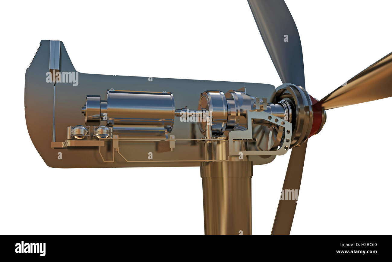 wind turbine section Stock Photo - Alamy