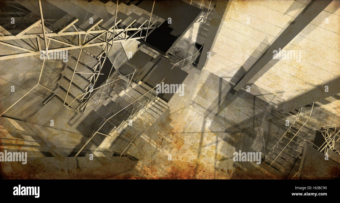 laboratory. Modern industrial interior, stairs, clean space in i Stock ...