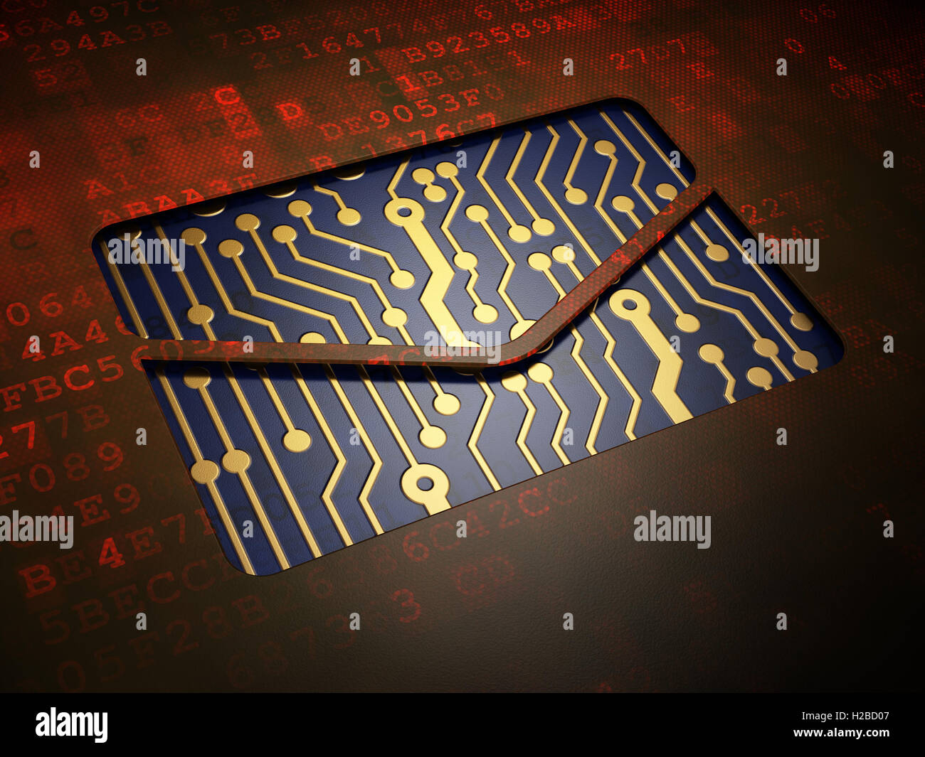 Business concept: Email on digital screen background Stock Photo - Alamy