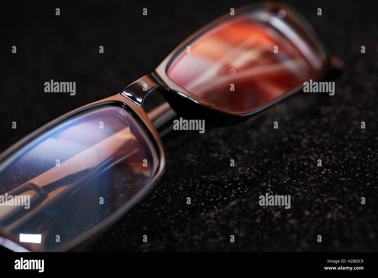 Black rim glasses hi-res stock photography and images - Alamy