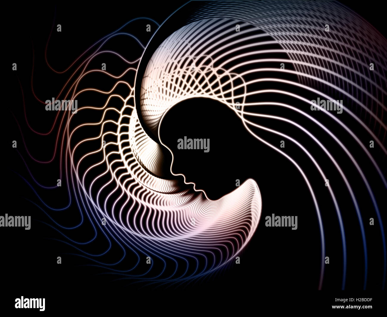 Soul Geometry Abstraction Stock Photo - Alamy