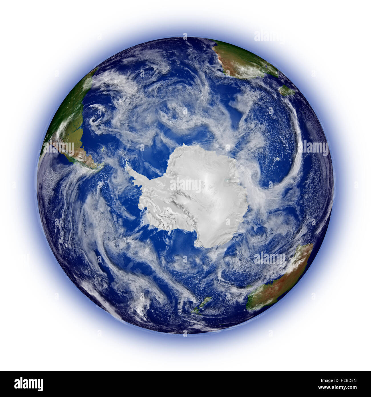 Earth From Space Southern Hemisphere