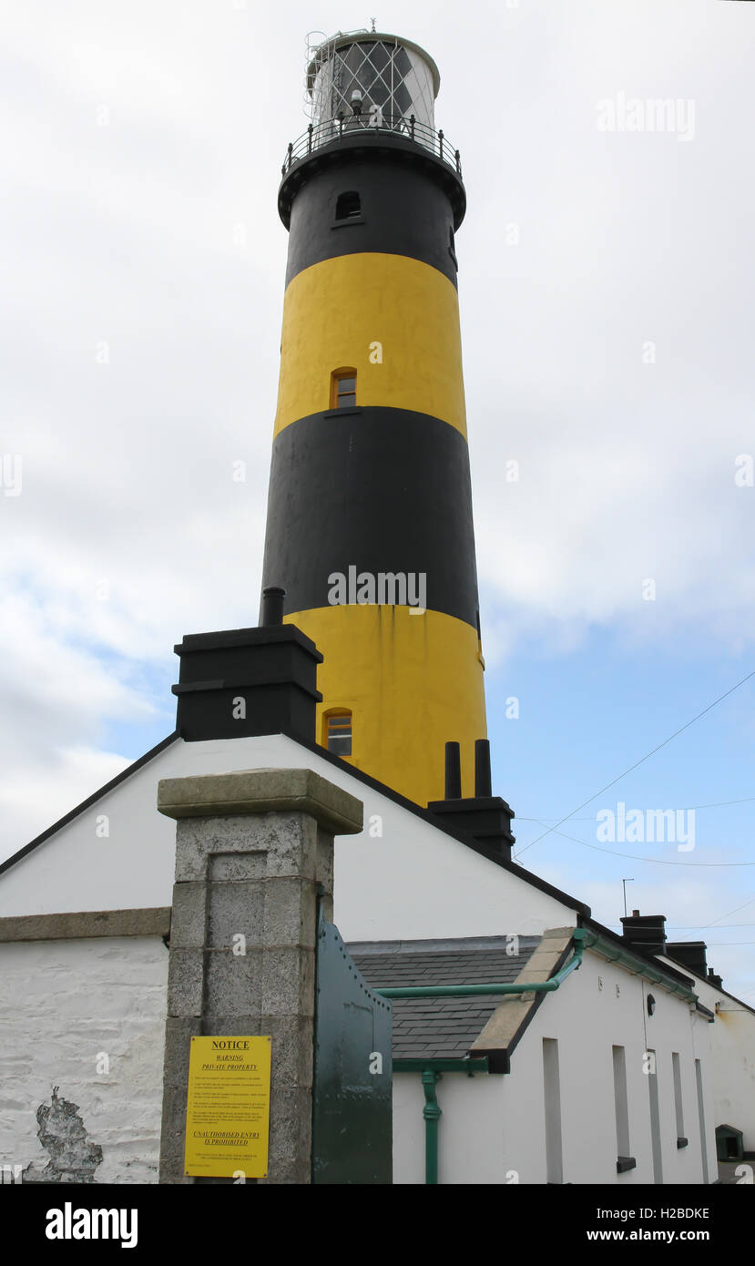 Lighthouse at St John's Point County Down Northern Ireland Stock Photo ...