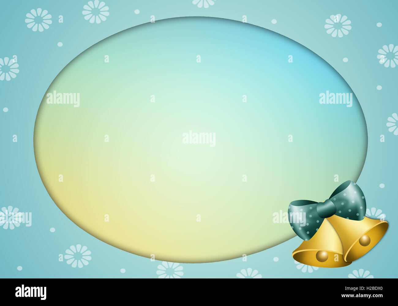 Easter background with bells Stock Photo - Alamy