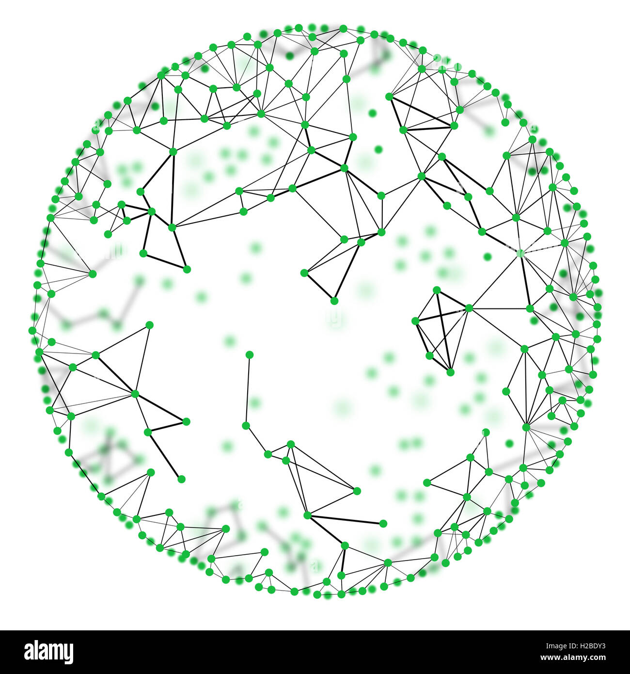 Abstract digital global network connections Cut Out Stock Images ...