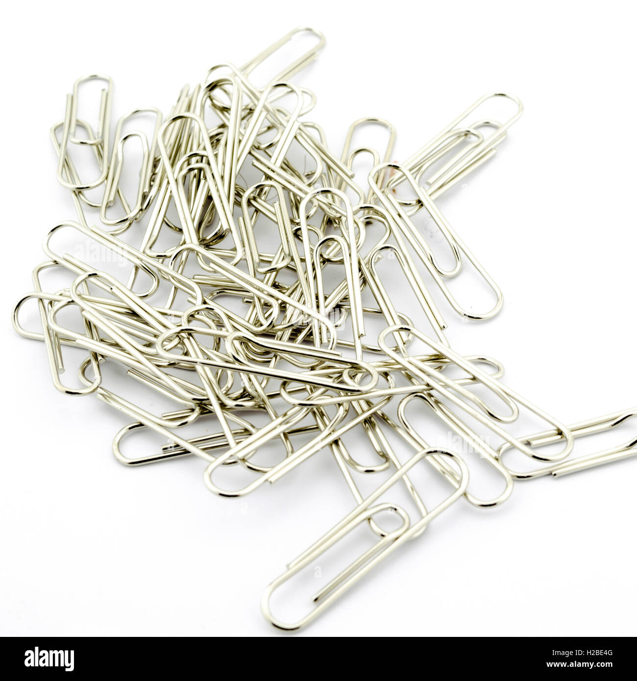 some clips isolated on white Stock Photo - Alamy