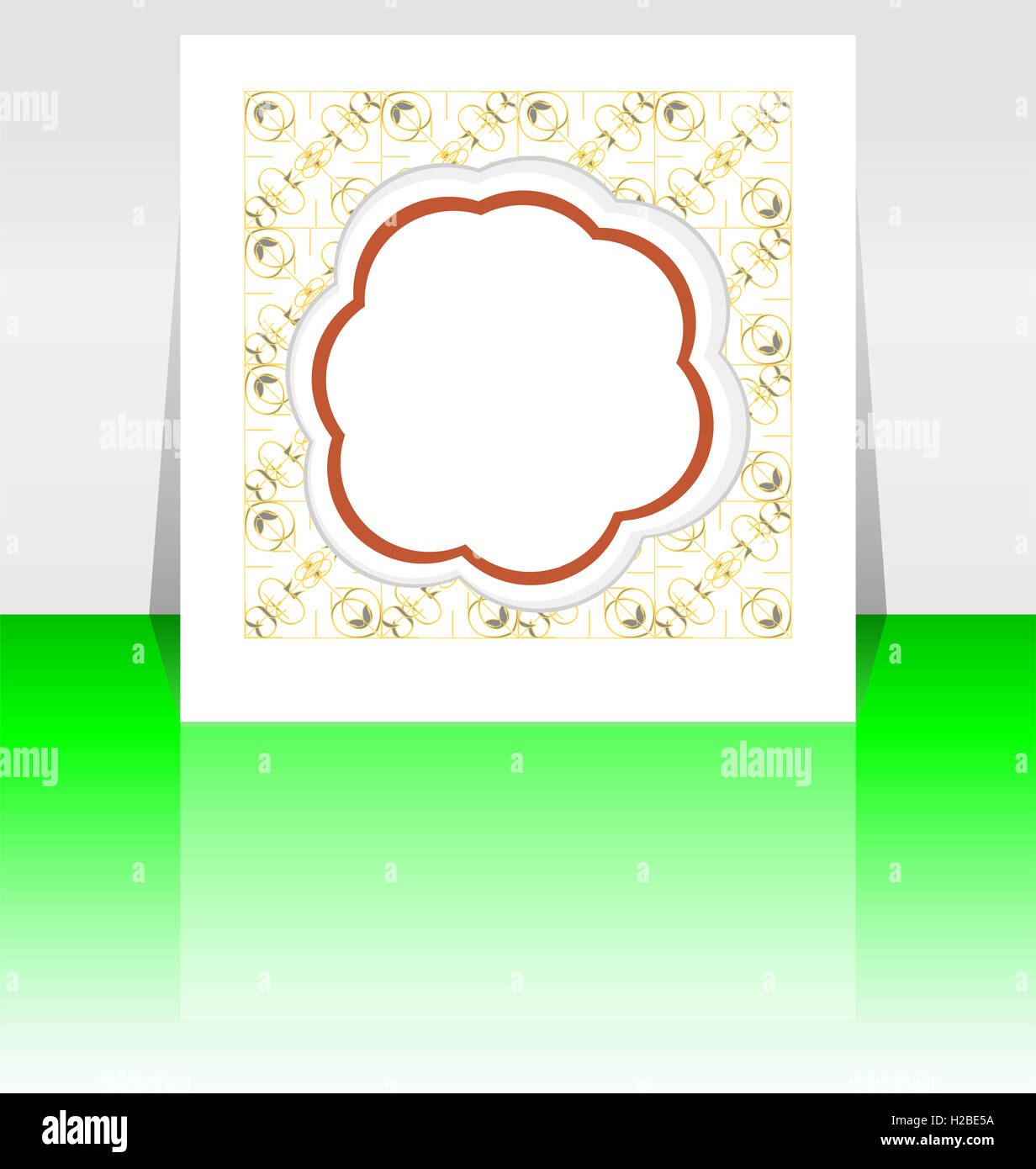 Folder flyer design content background Stock Photo - Alamy