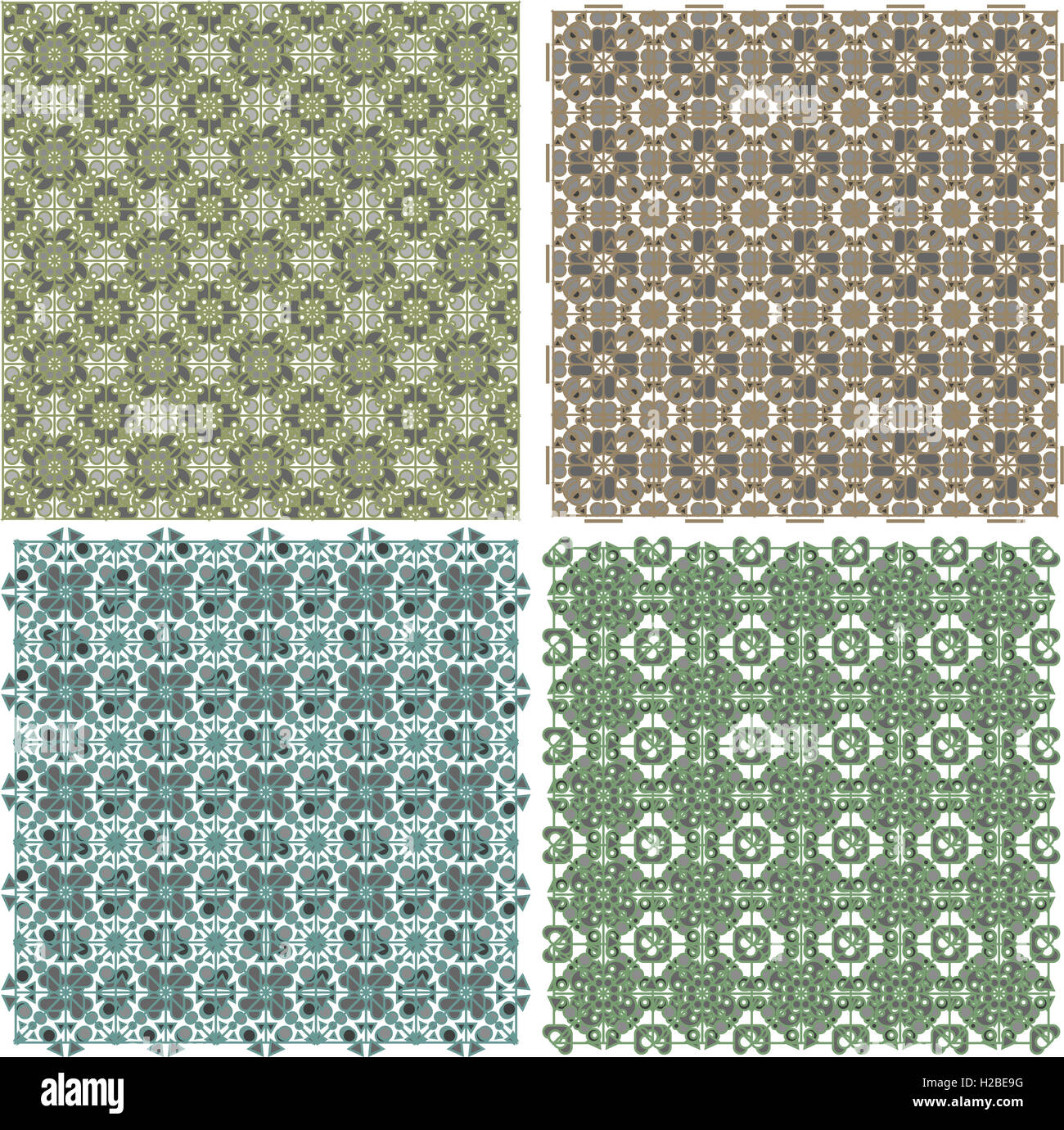 Big vintage plaid patterns set background Stock Photo - Alamy