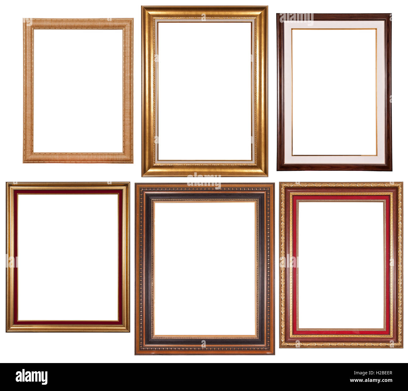 Set of picture frames Stock Photo - Alamy