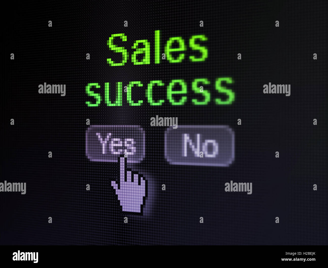 : Sales Success on digital computer screen Stock Photo - Alamy