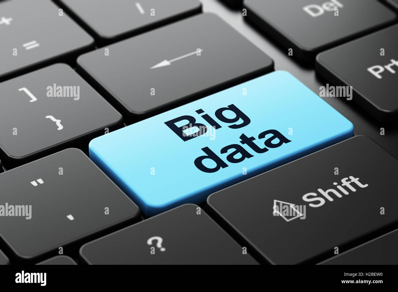 Information concept: Big Data on computer keyboard background Stock ...