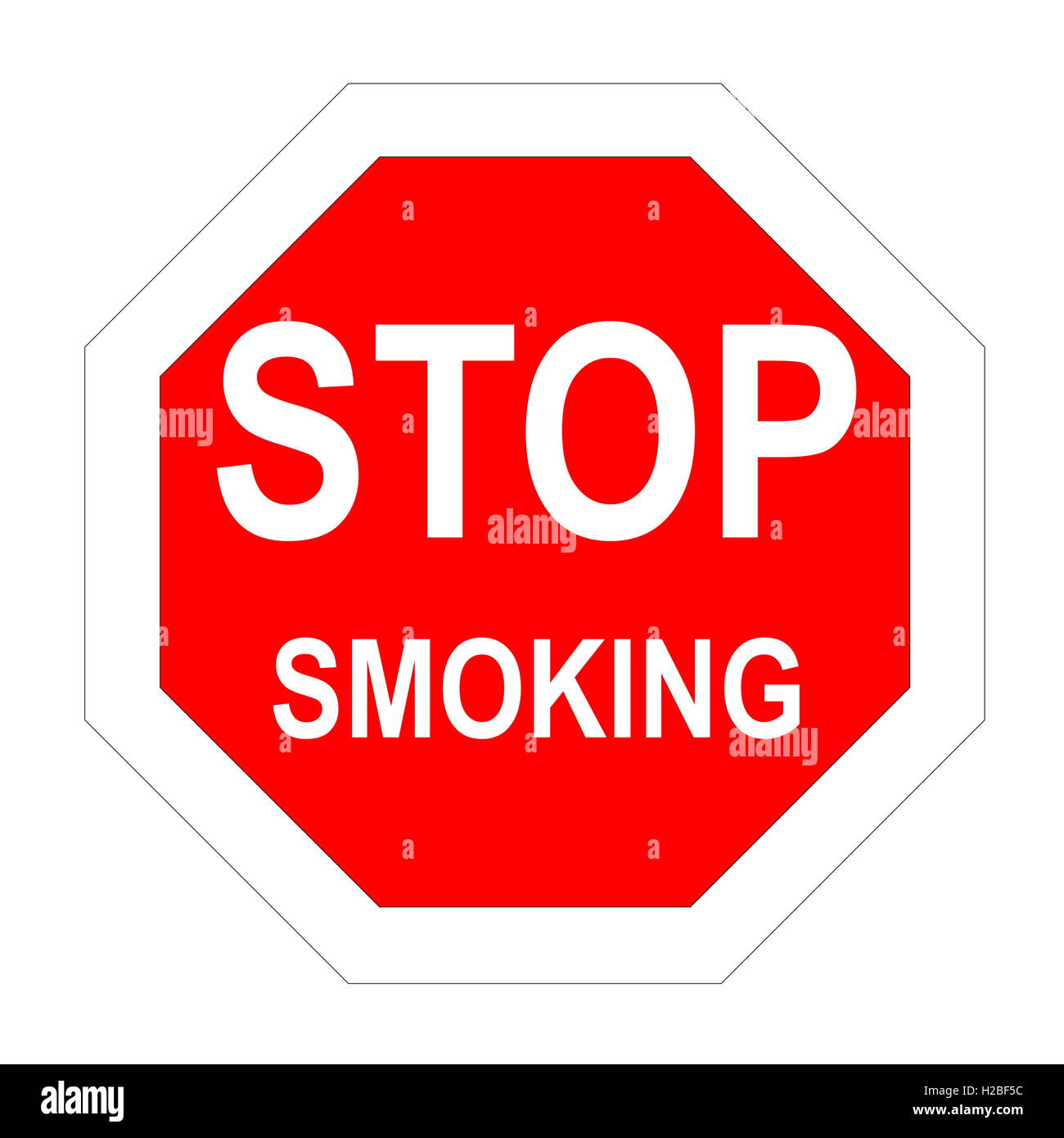 Concept warning no smoking Cut Out Stock Images & Pictures - Alamy