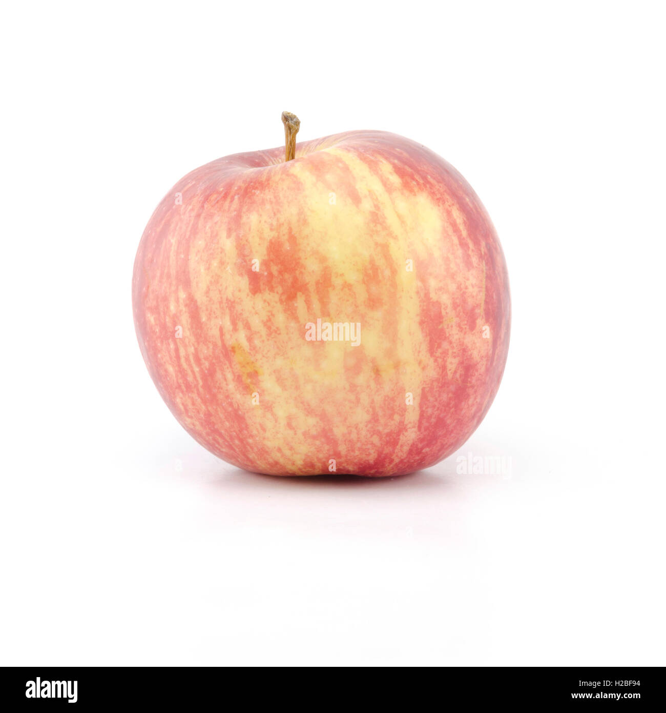 single apple isolated on white Stock Photo - Alamy