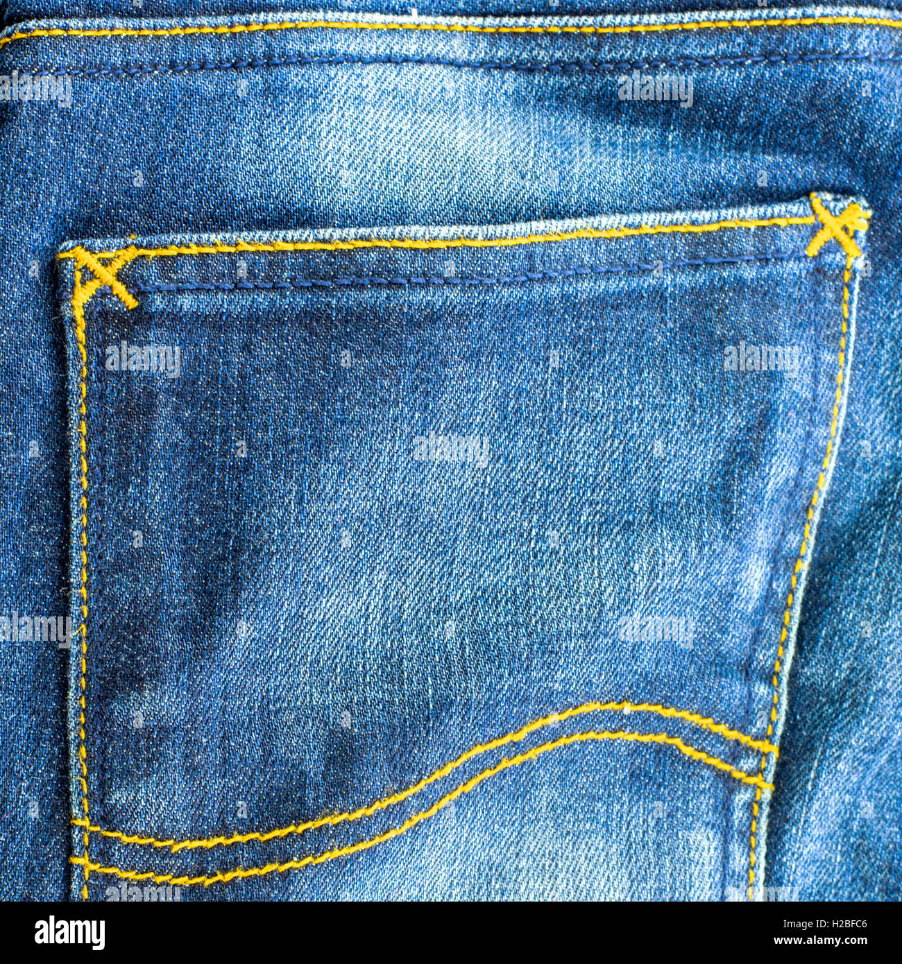 jean pocket blue color background Stock Photo - Alamy