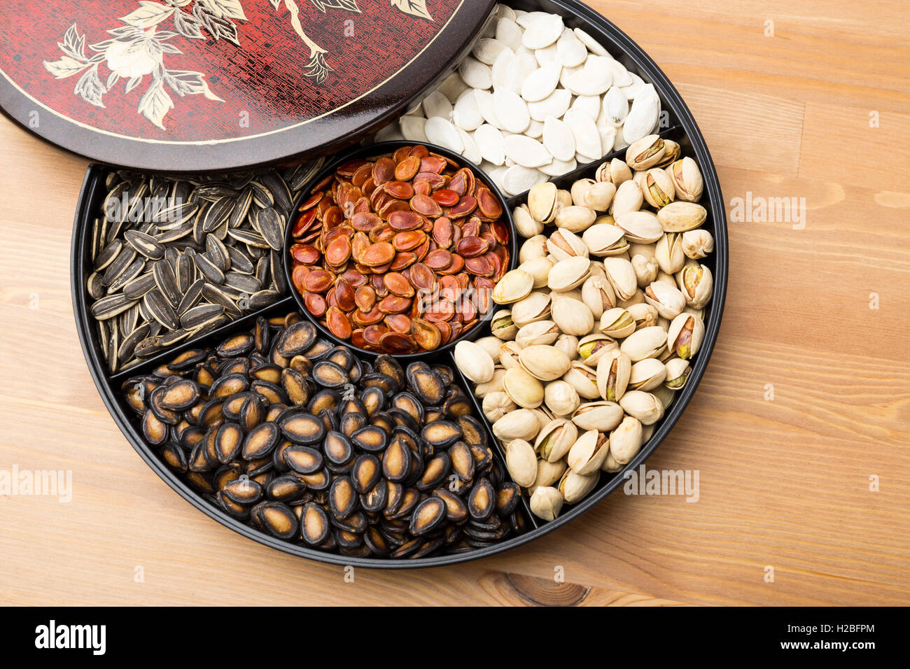 Assorted Snack tray and for Lunar new year Stock Photo - Alamy