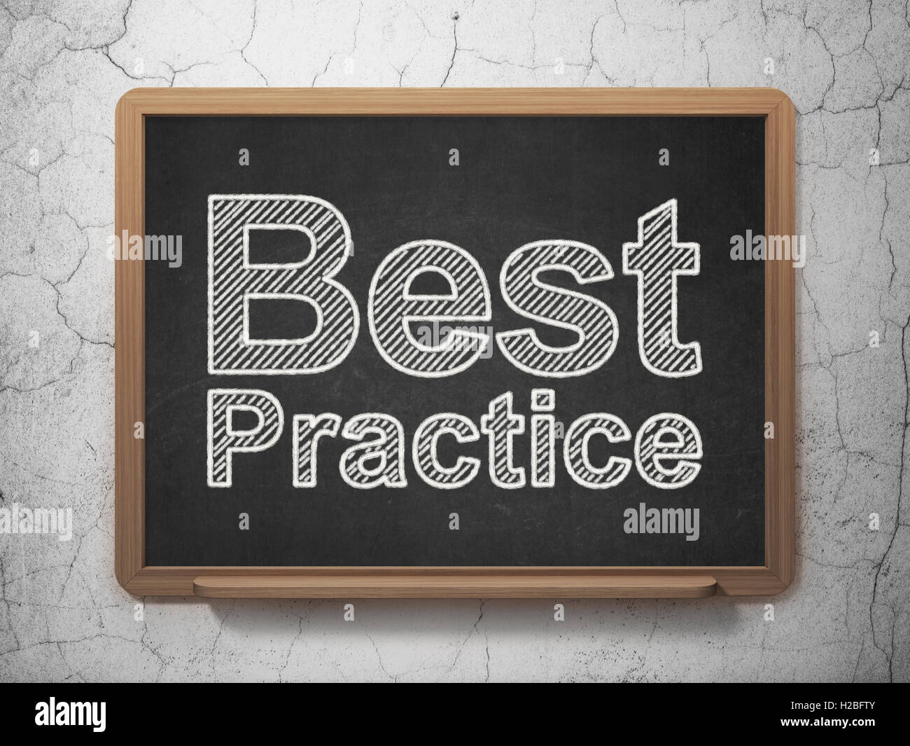 Education concept: Best Practice on chalkboard background Stock Photo ...