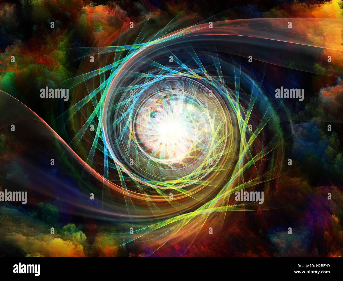 Glow of Inside Motion Stock Photo - Alamy