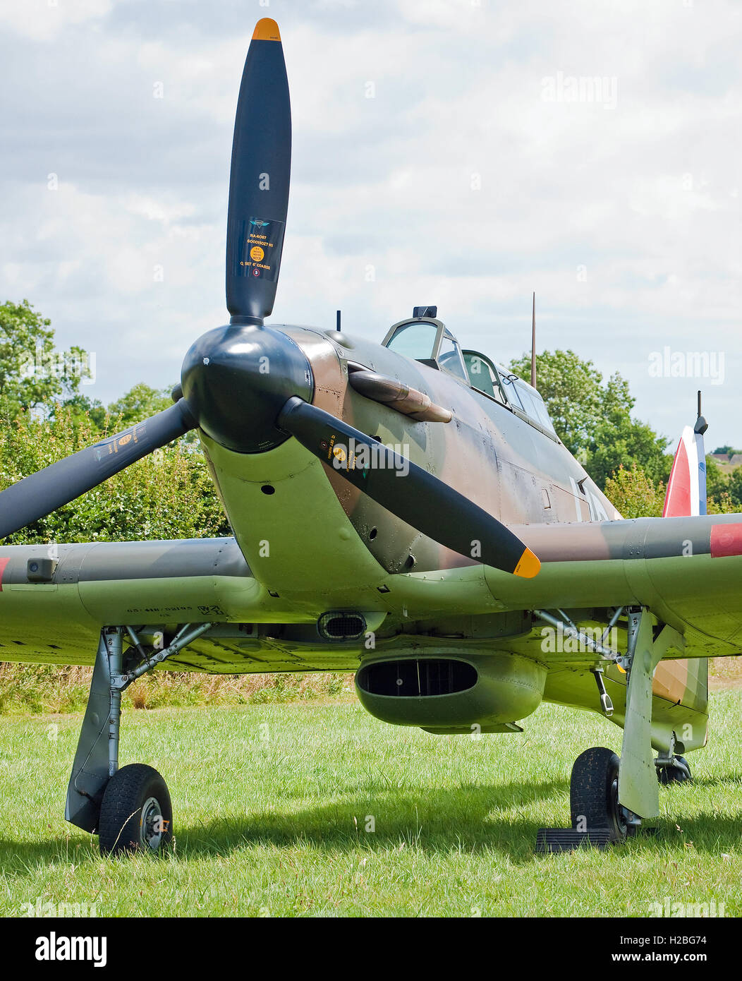 Hawker hurricane restoration hi-res stock photography and images - Alamy