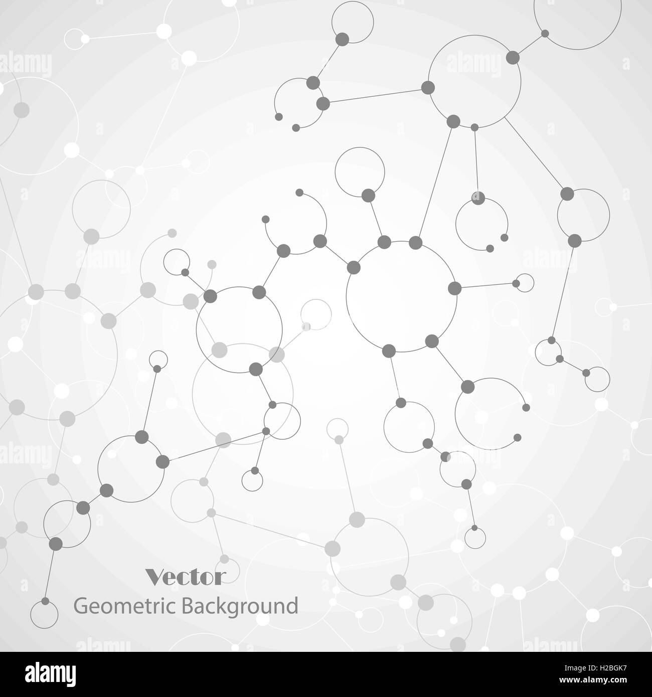 Geometric pattern with connected lines and dots Stock Vector Image ...