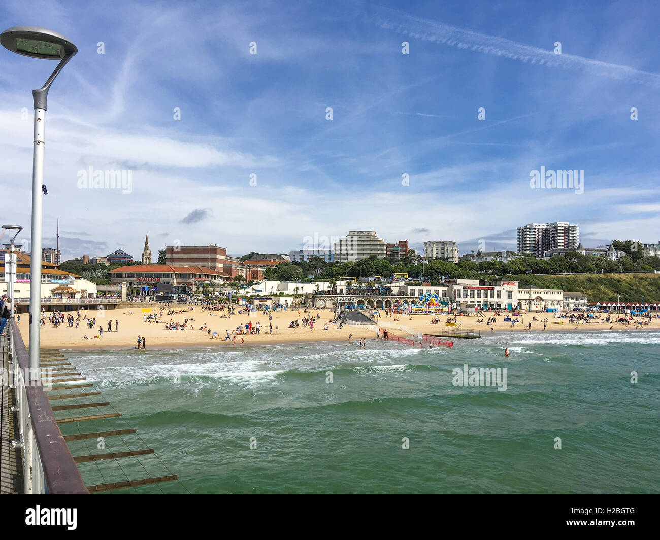 Hampshire beach view hi-res stock photography and images - Alamy