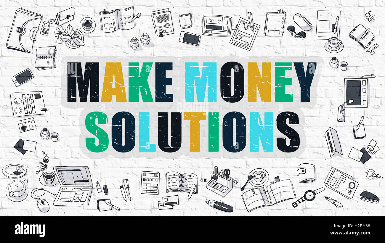 Doodle money design hi-res stock photography and images - Alamy