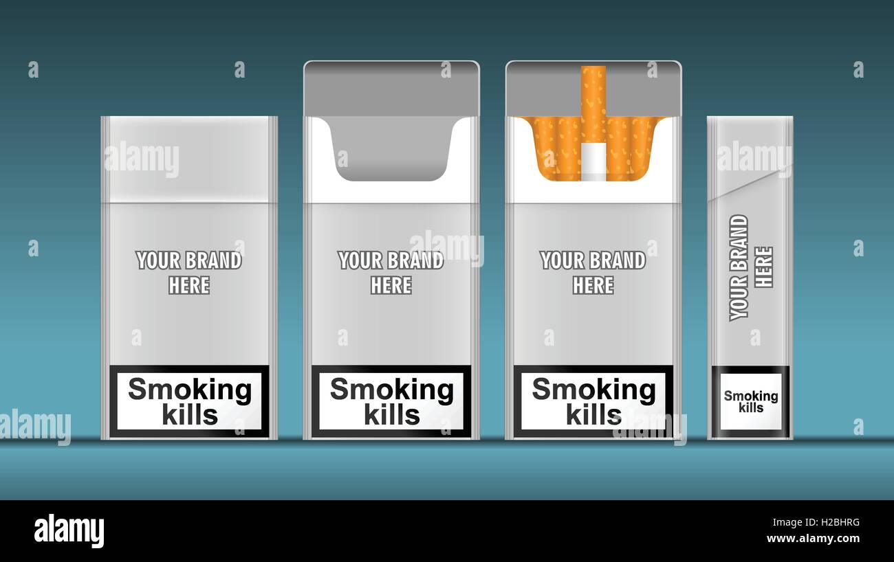 Cigarettes box pocket Stock Vector Images - Alamy