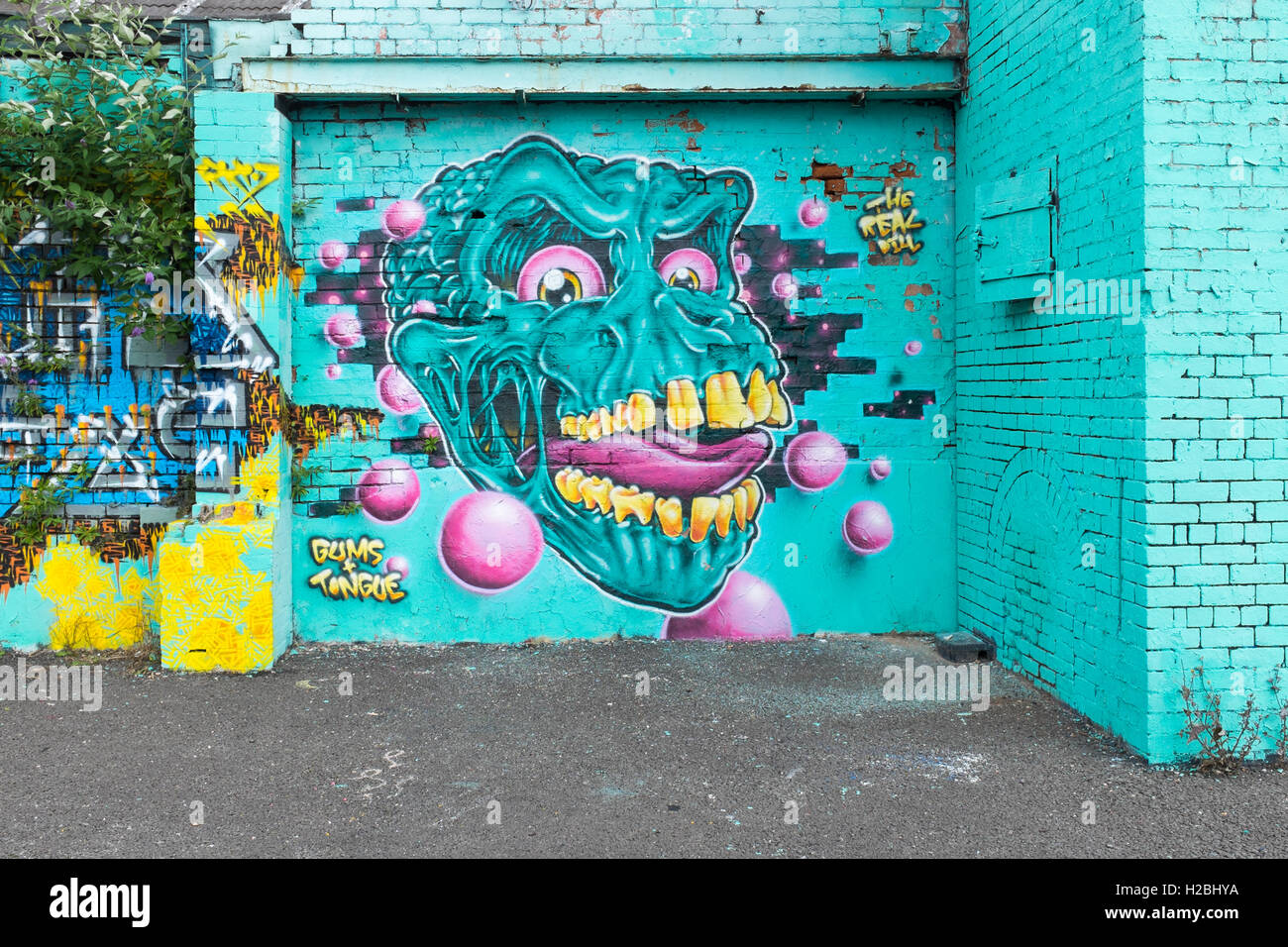 Custard factory graffiti hi-res stock photography and images - Alamy