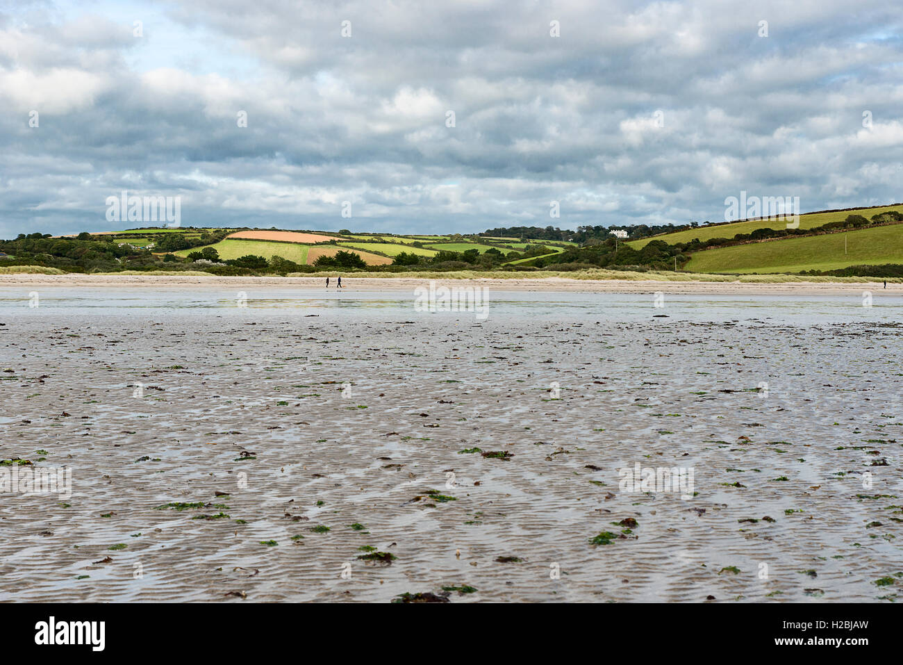 Par Sands Cornwall. A more idyllic stretch of beach can be seen ...