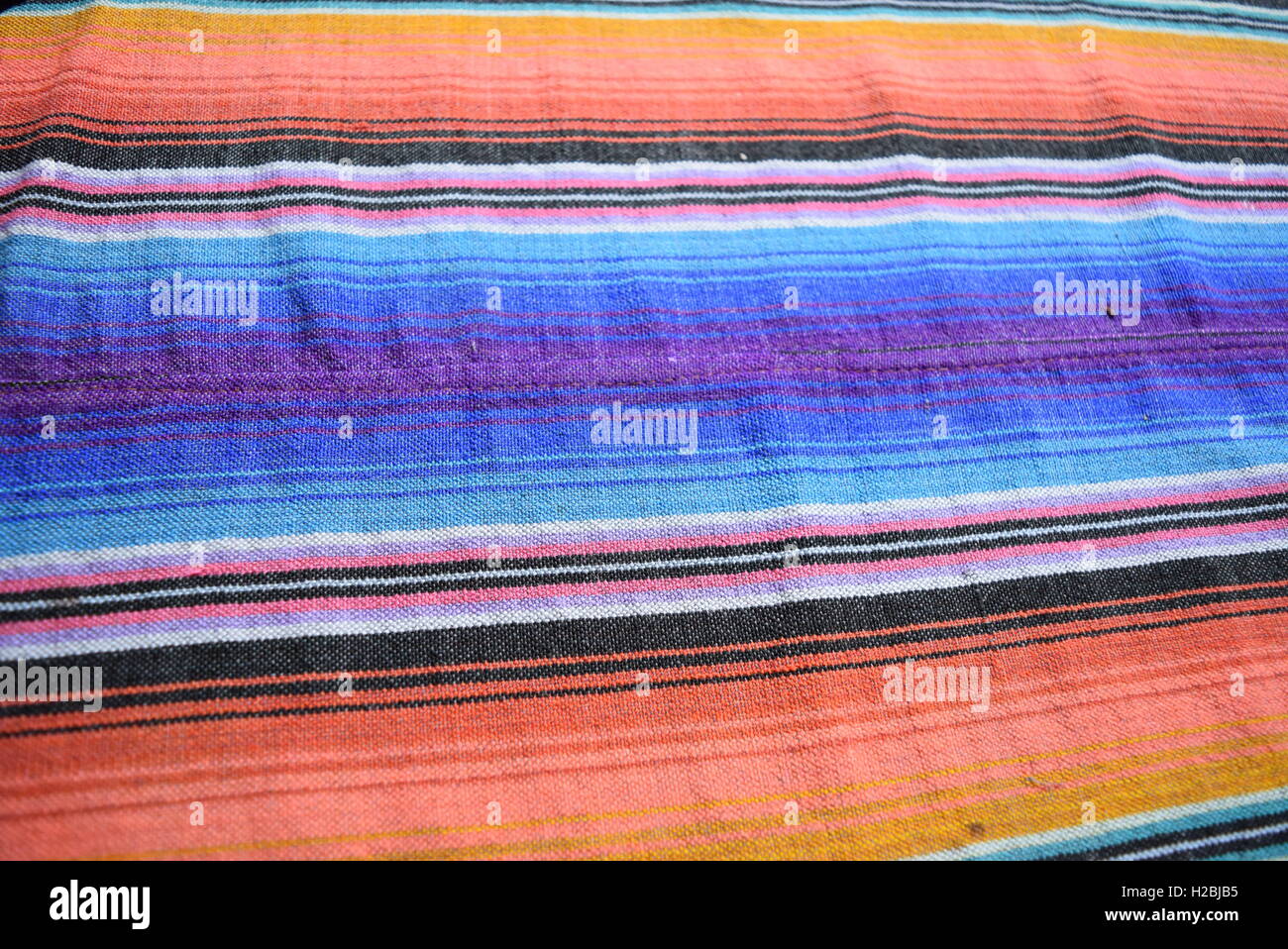 Texture: South American hand made colorful fabric with traditional ...