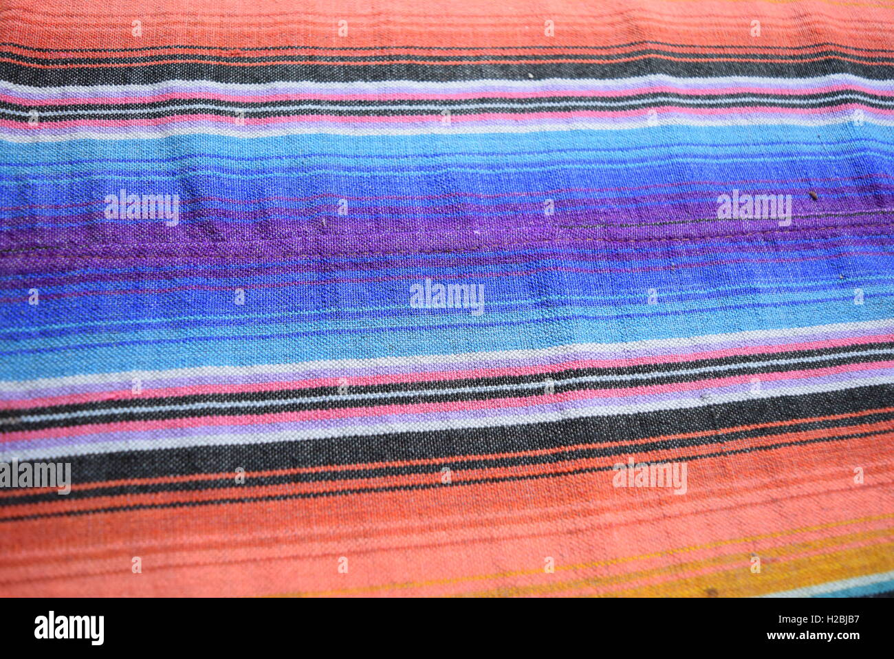 Texture: South American hand made colorful fabric with traditional ...