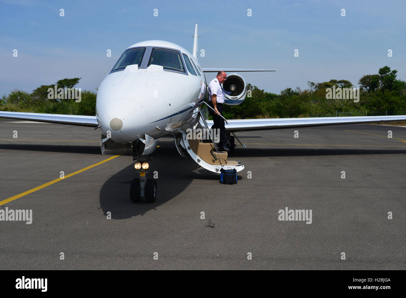 Cessna Citation Sovereign Business Jet Stock Photo - Alamy
