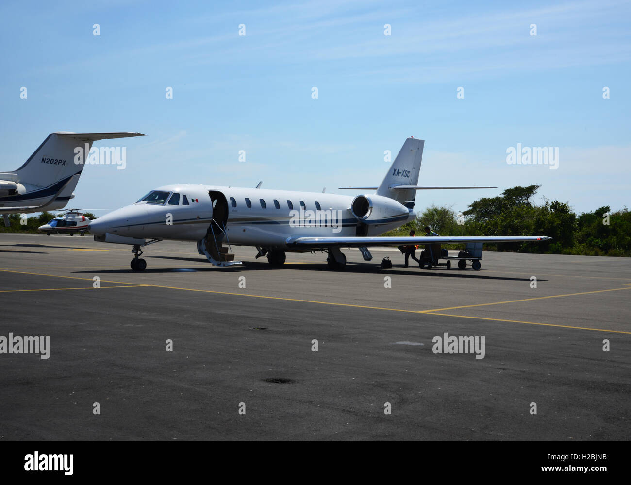 Cessna Citation Sovereign Business Jet Stock Photo - Alamy