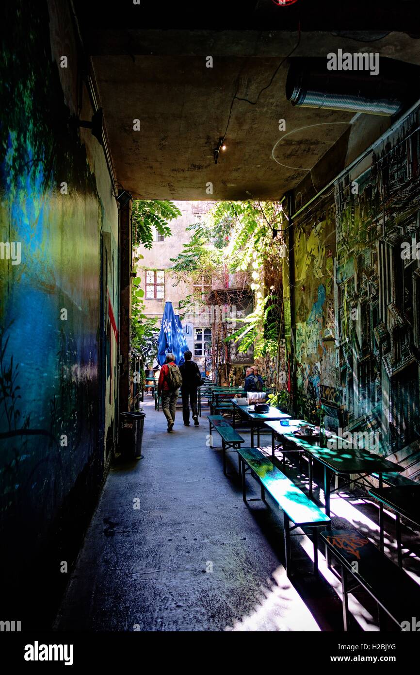 Alley near Hackescher Markt, Berlin, Germany Stock Photo - Alamy