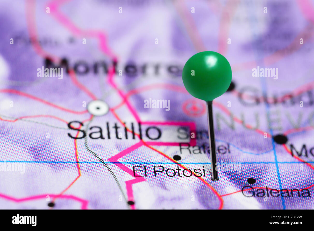 Map of potosi mexico hi-res stock photography and images - Alamy