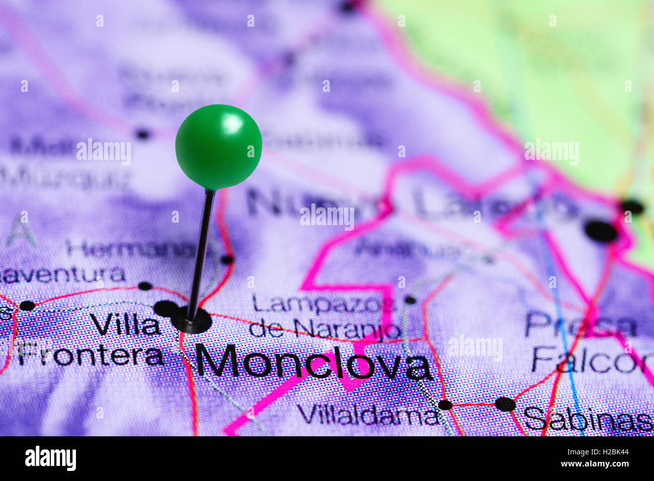 Monclova map hi-res stock photography and images - Alamy