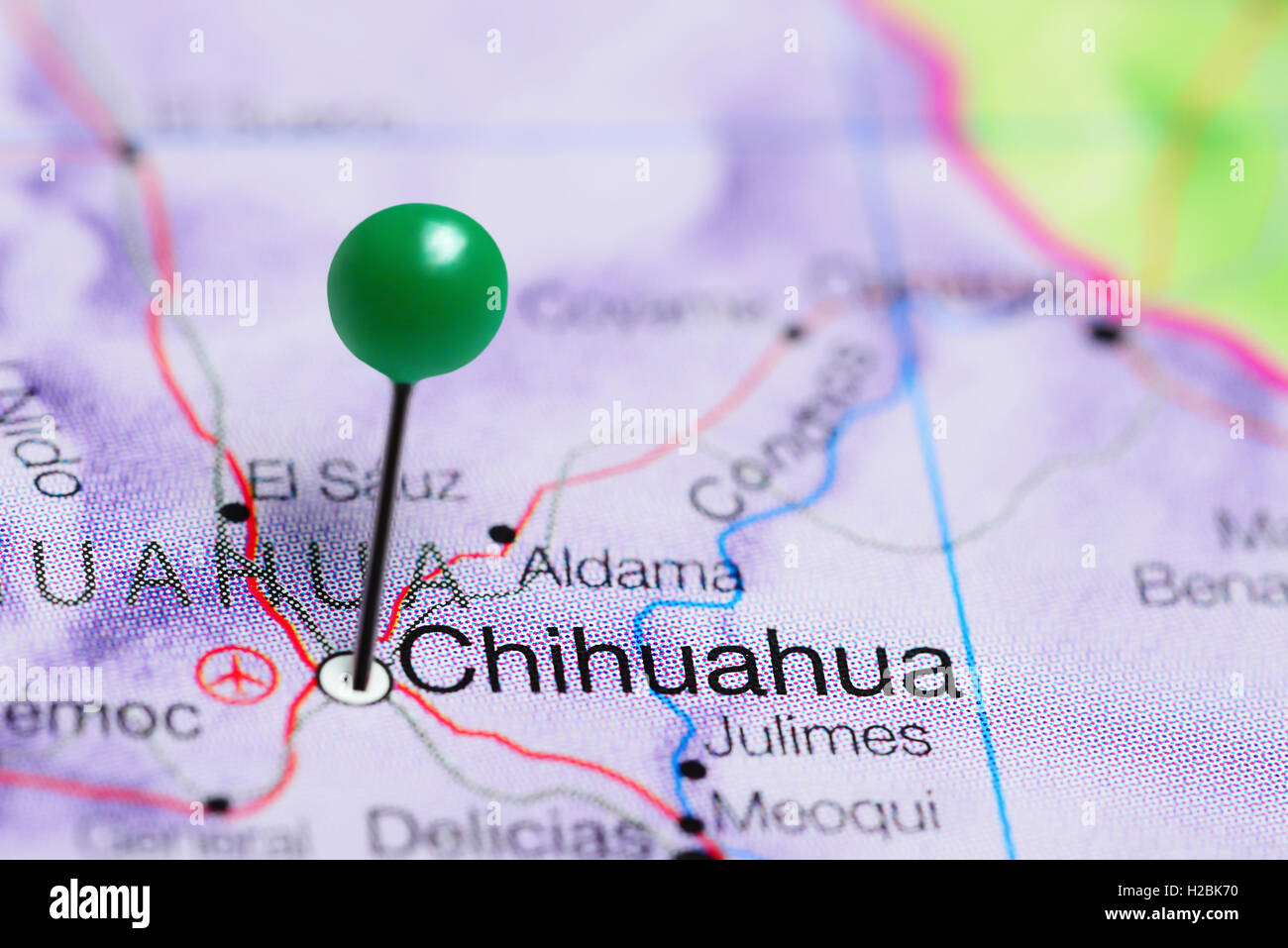 Chihuahua map hi-res stock photography and images - Alamy