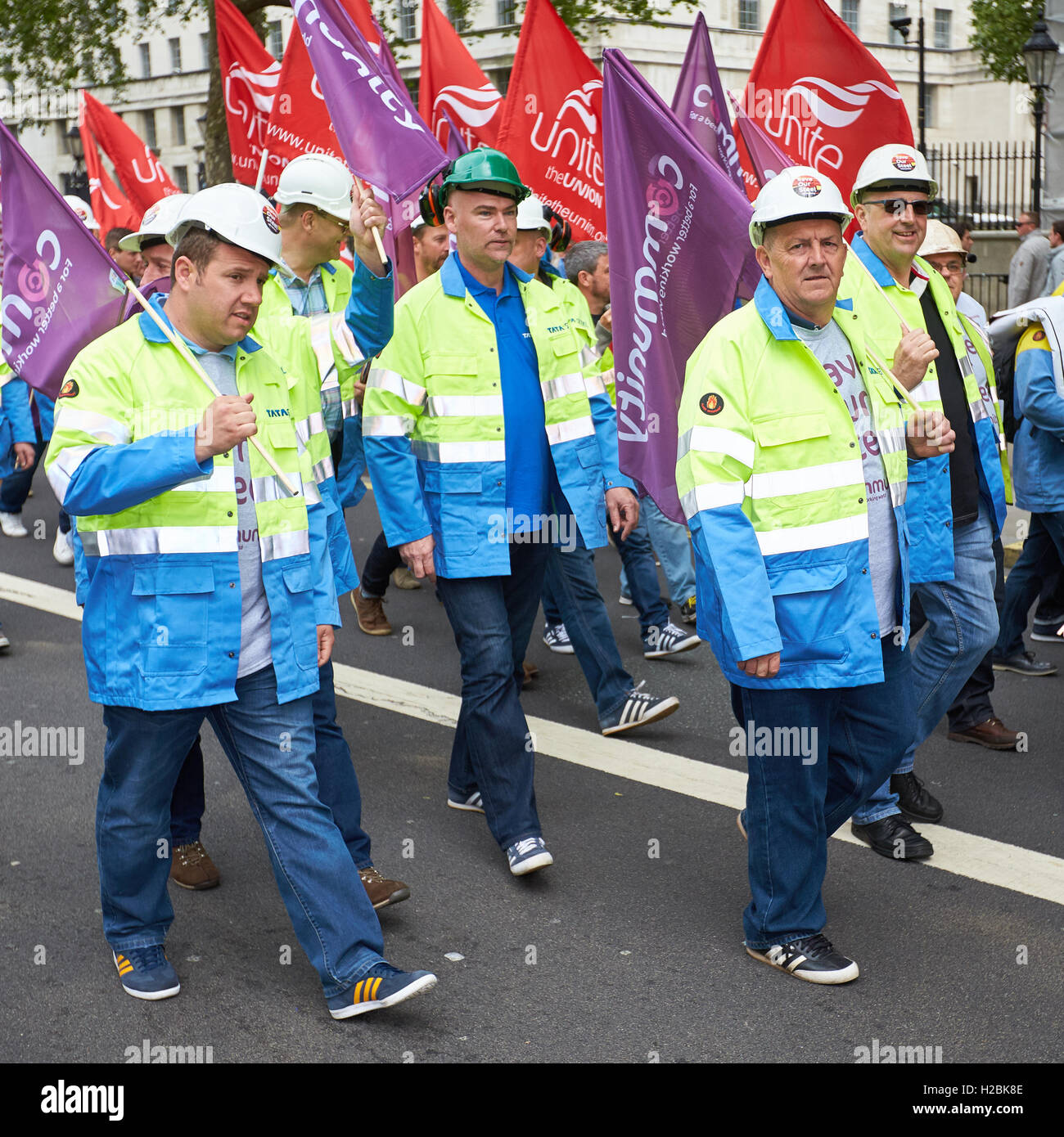 Tata steel protest in London calling on the government to save the ...