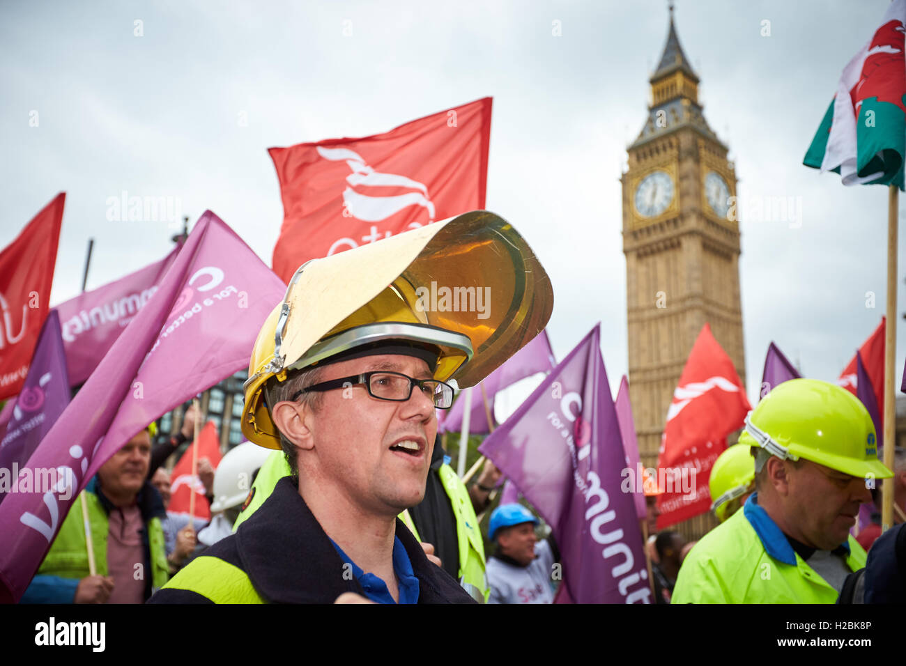 Tata steel protest in London calling on the government to save the ...