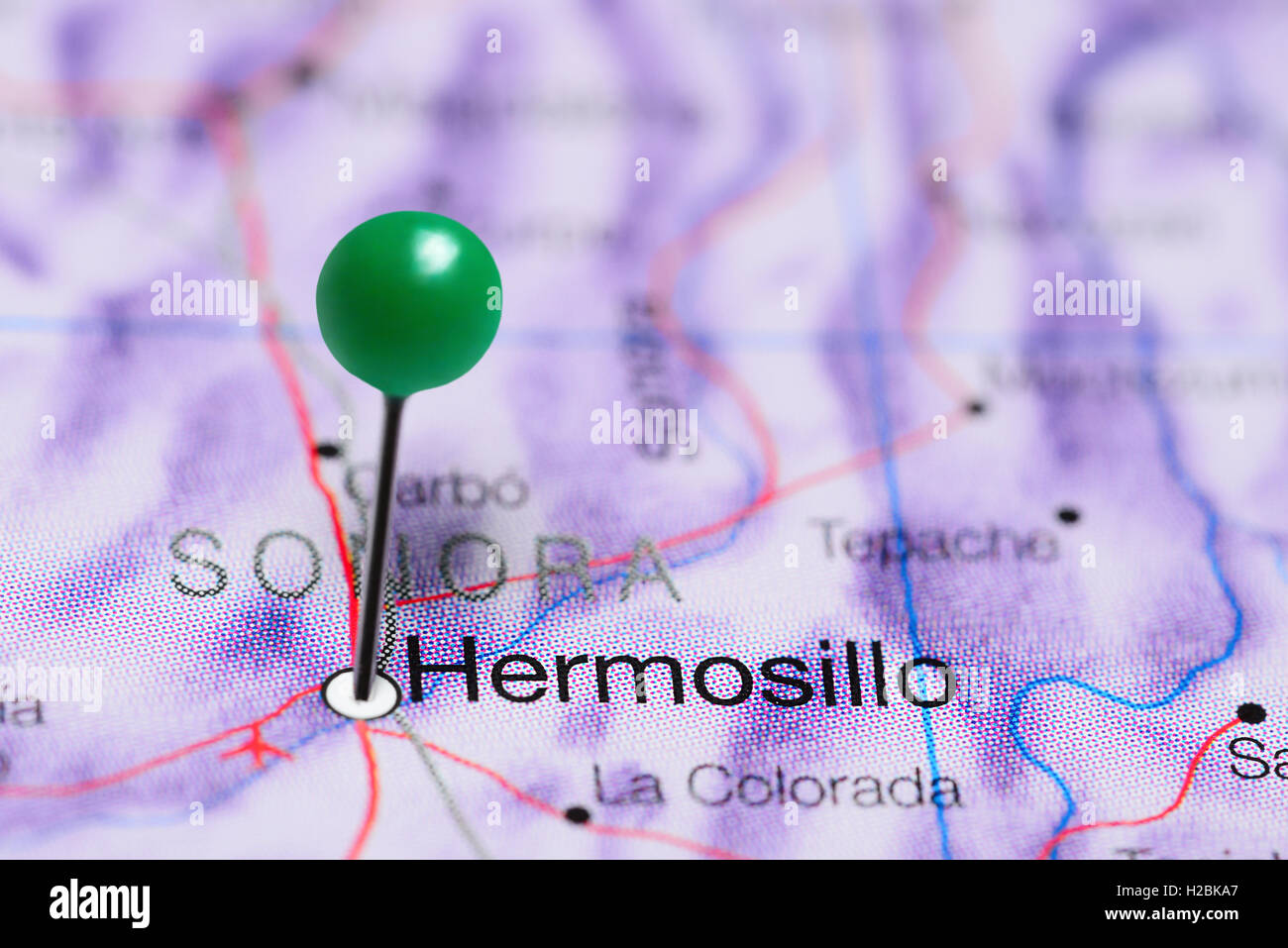 Hermosillo mexico map hi-res stock photography and images - Alamy