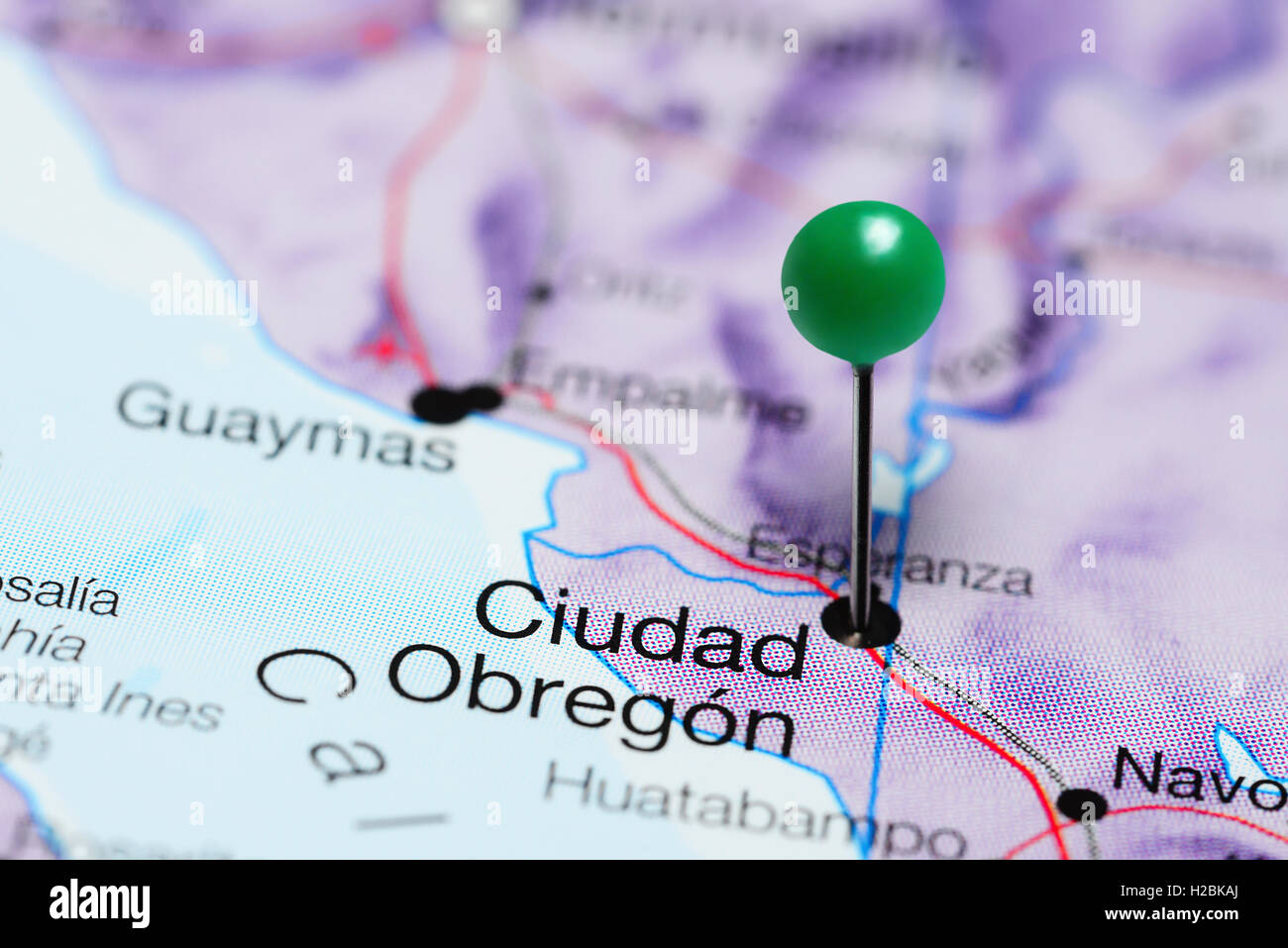 Obregon Mexico Map
