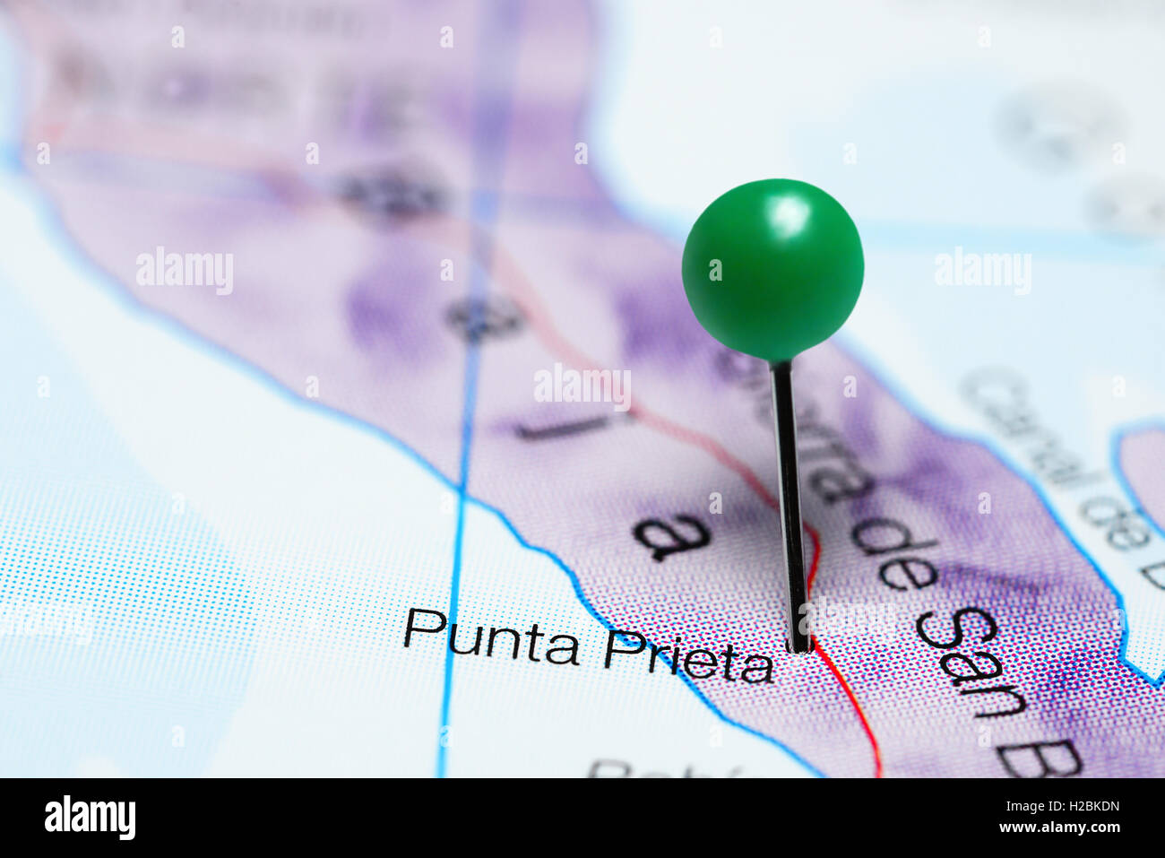 Map of punta prieta mexico hi-res stock photography and images - Alamy