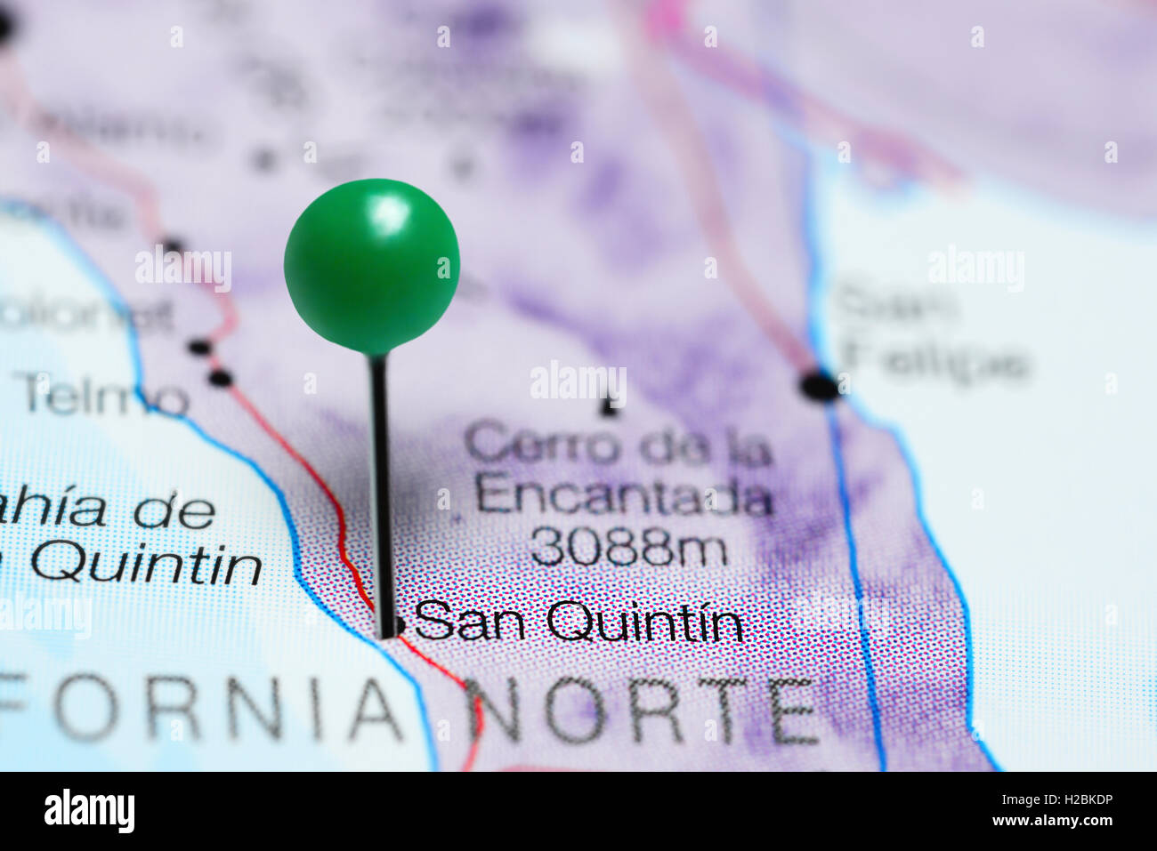 San Quintin Baja California Map Bahía De San Quintín: Historic Map