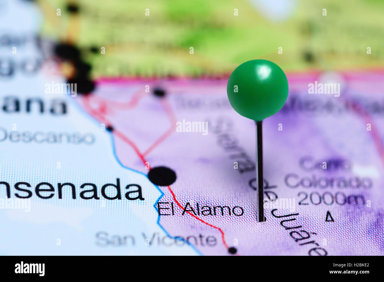 Map of alamo hi-res stock photography and images - Alamy