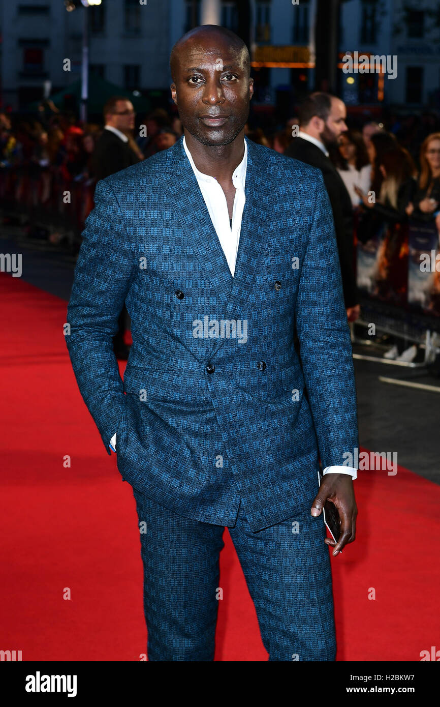 Ozwald Boateng attending the european premiere of Deepwater Horizon at ...